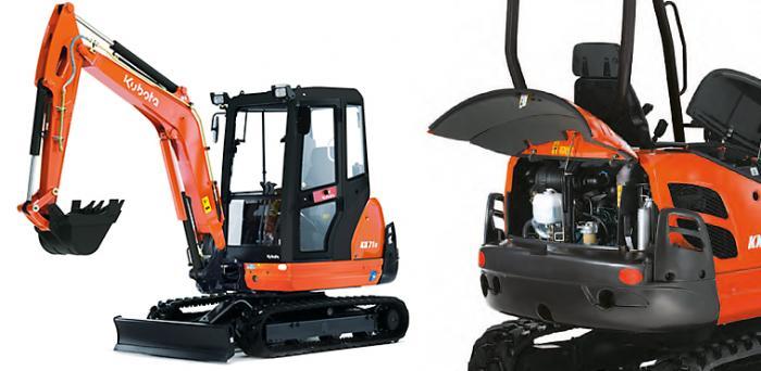 Kubota KX71-3 GL excavator specs & dimensions (2004 - 2017) | Diggers ...