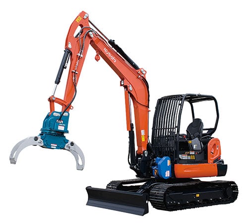 Kubota KX57-6E excavator specs & dimensions (2022 - 2025) | Diggers ...