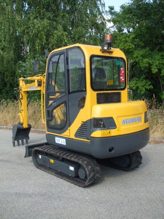 Neumeier NR 2.6 excavator specs (2011 - 2025) | Diggers | LECTURA Specs