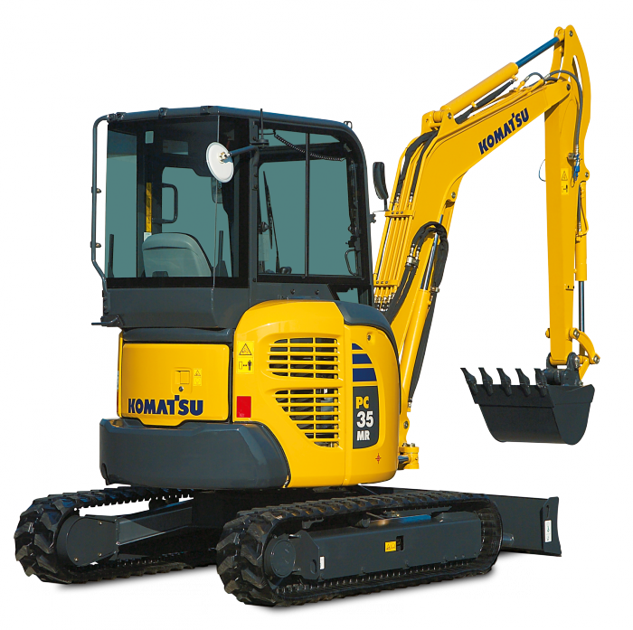 Komatsu PC35MR-3 excavator specs & dimensions (2008 - 2017) | Diggers | LECTURA Specs