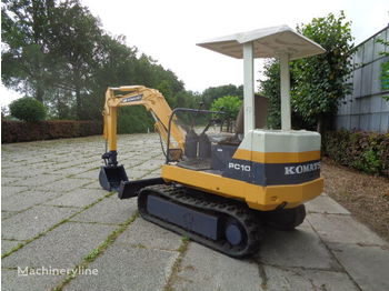 Komatsu PC10-3 excavator specs & dimensions (1984 - 1988) | Diggers ...