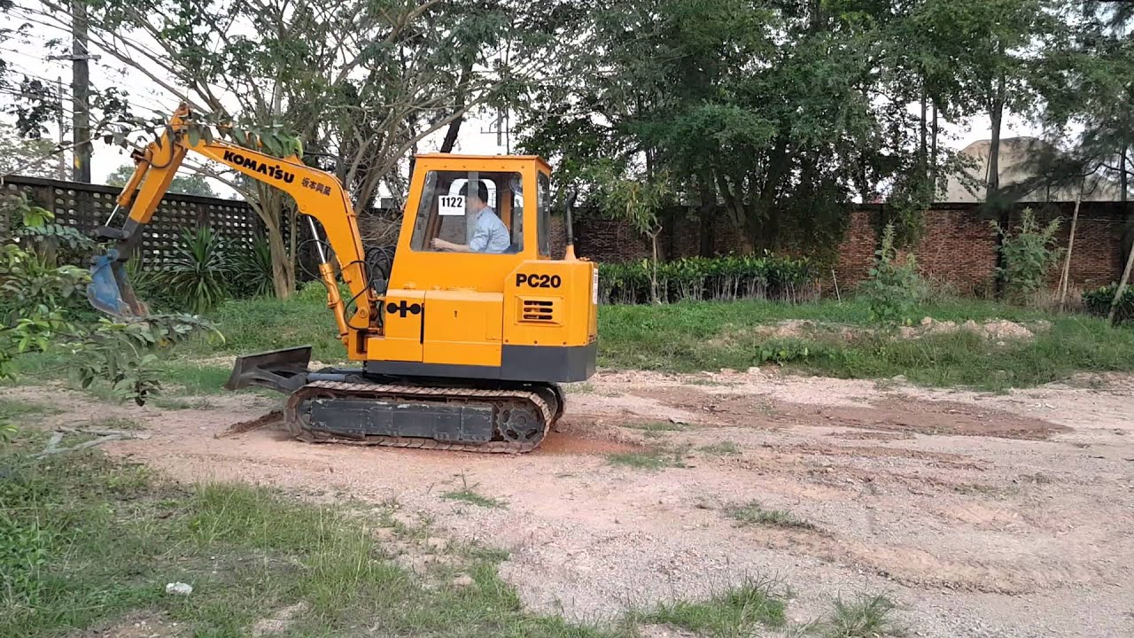 Komatsu PC20-1 excavator specs & dimensions (1981 - 1989) | Diggers ...