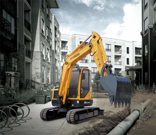 Hyundai R60CR-9A excavator specs & dimensions (2014 - 2019) | Diggers ...