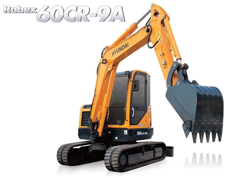 Hyundai R60CR-9A excavator specs & dimensions (2020 - 2025) | Diggers ...
