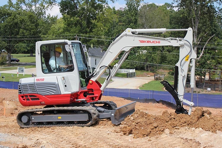 Takeuchi TB 250 excavator specs & dimensions (2024 - 2025) | Diggers | LECTURA Specs