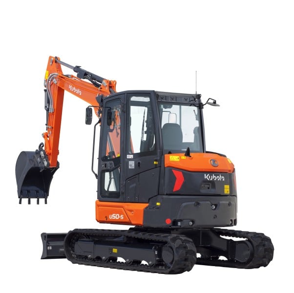 Kubota U50-3α G excavator specs & dimensions (2005 - 2010) | Diggers ...