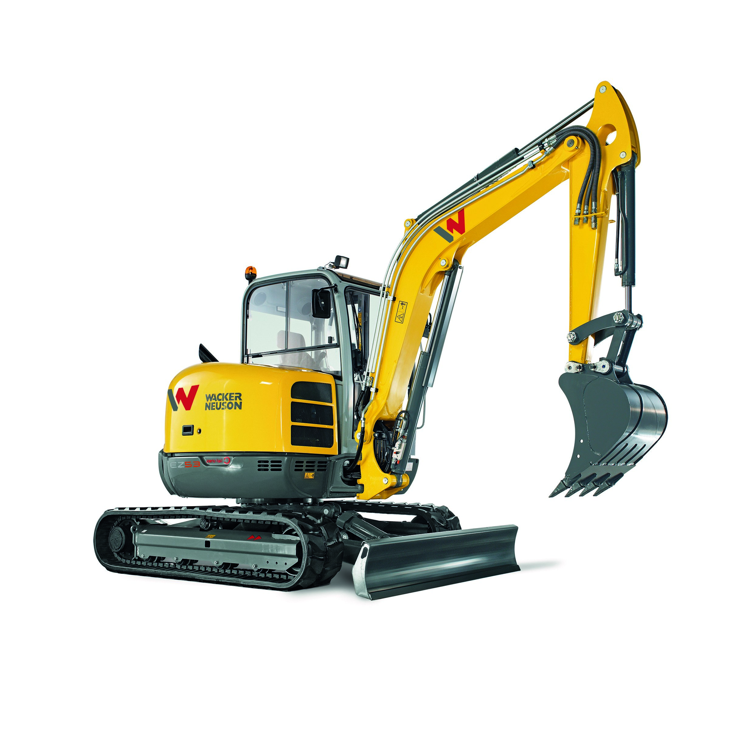 Wacker Neuson EZ53 excavator specs & dimensions (2016 - 2019) | Diggers ...