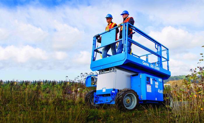 Genie GS-3369 DC Specs & Dimensions (2012 - 2025) | Wheeled scissor ...