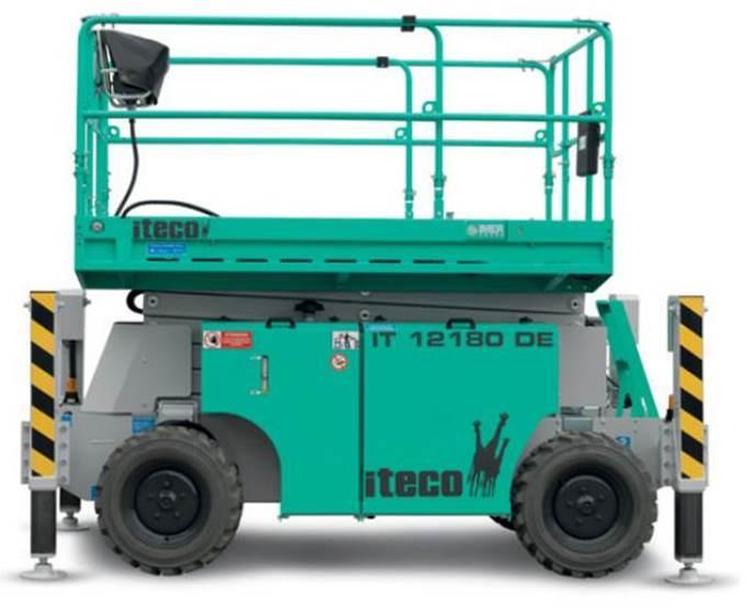 Iteco IT 12180 DE Specs & Dimensions (2008 - 2022) | Wheeled scissor ...