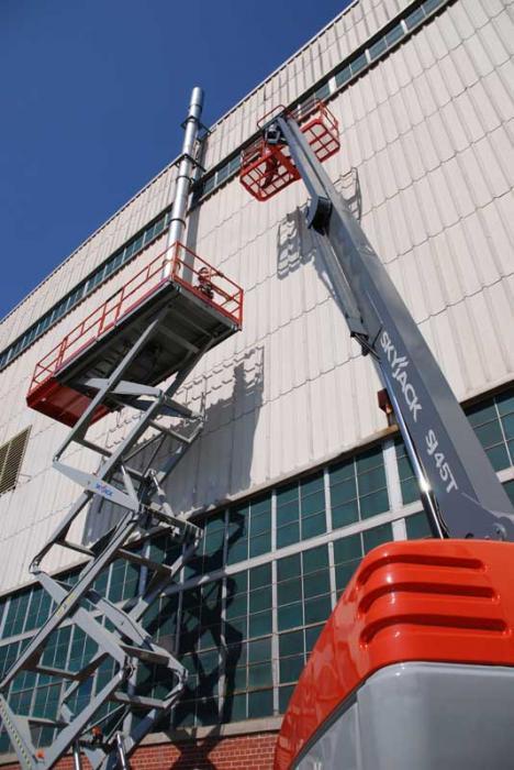 Skyjack SJ 45 T Specs & Dimensions (2007 - 2020) | Wheeled Telescopic ...