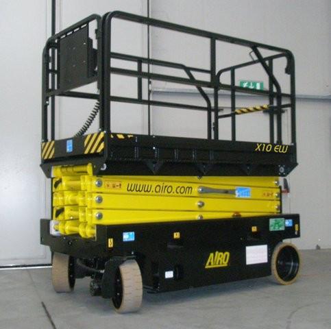 AIRO X 10 EW Specs & Dimensions (2010 - 2014) | Wheeled scissor lifts ...