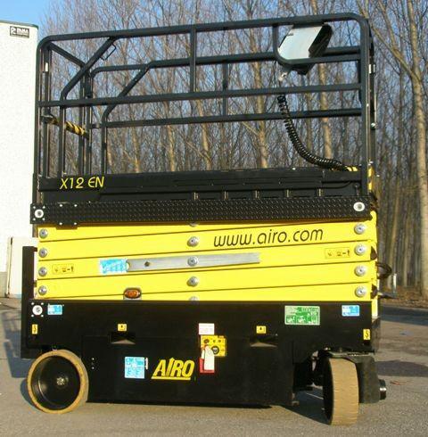 AIRO X 12 EN Specs & Dimensions (2010 - 2014) | Wheeled scissor lifts ...