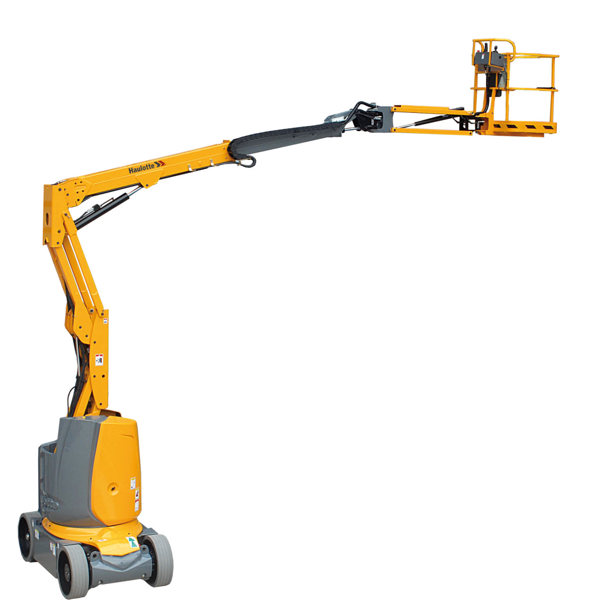 Haulotte HA12 CJ Specs & Dimensions (2009 - 2025) | Wheeled Articulating Boom Lifts | LECTURA Specs