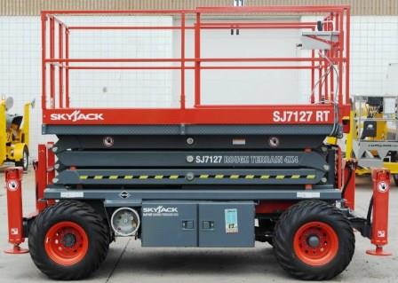 Skyjack SJ 7127 Specs & Dimensions (2002 - 2015) | Wheeled scissor ...