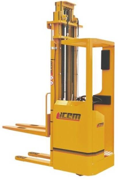 Icem GPE 16-320 Stand up rider pallet stacker specs & dimensions (2012 ...