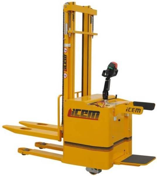 Icem TEC 16-320 Stand up rider pallet stacker specs & dimensions (2012 ...