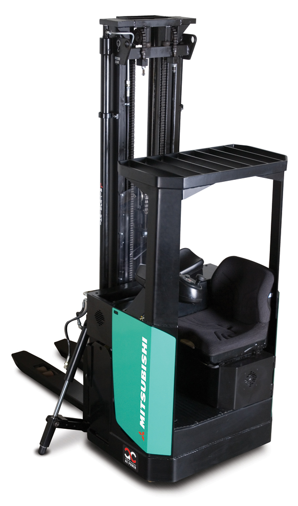 Mitsubishi SBS20N Sit down rider pallet stacker specs (2012 - 2021 ...