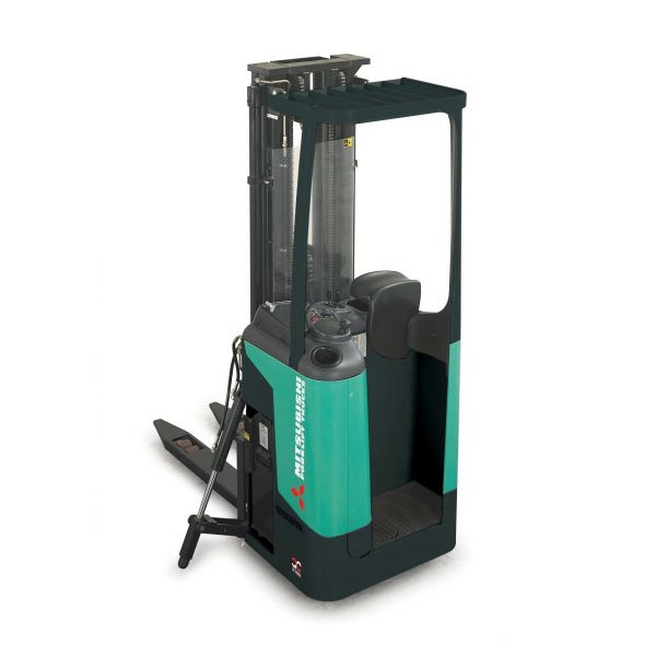 Mitsubishi SBR16N2 Stand up rider pallet stacker specs & dimensions ...