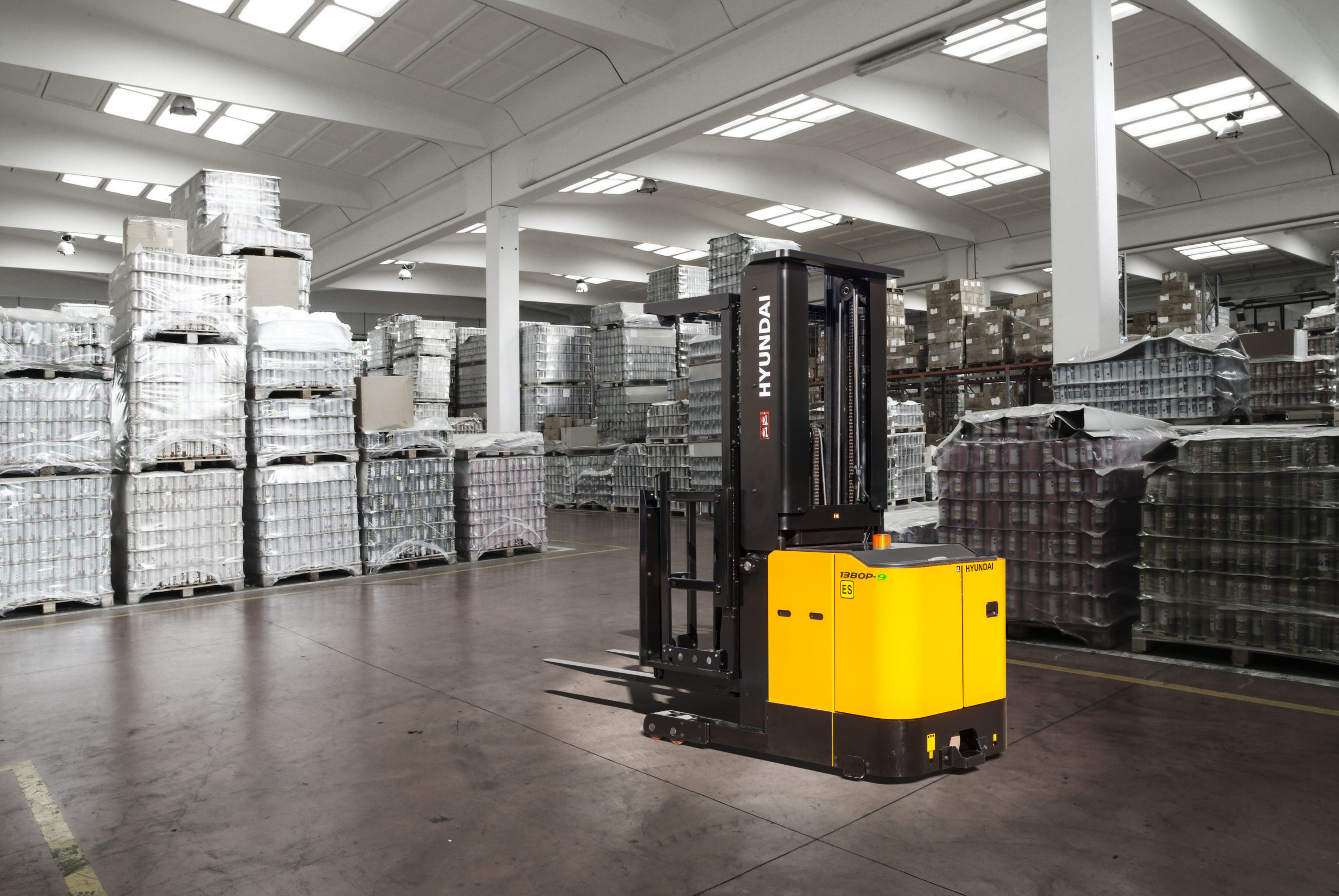 Hyundai 13 BOP-9 Stand up rider pallet truck specs & dimensions (2020 ...