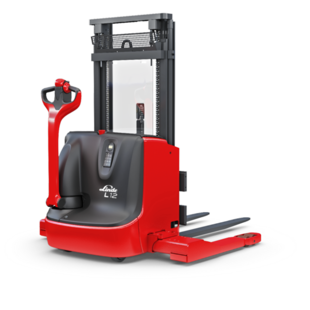 Linde L12AS Triplex 75x70 walkie stacker specs & dimensions (2019 ...