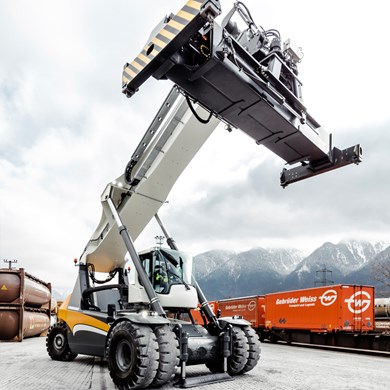 Liebherr LRS 545 Litronic reach stacker specs & dimensions (2016 - 2025 ...