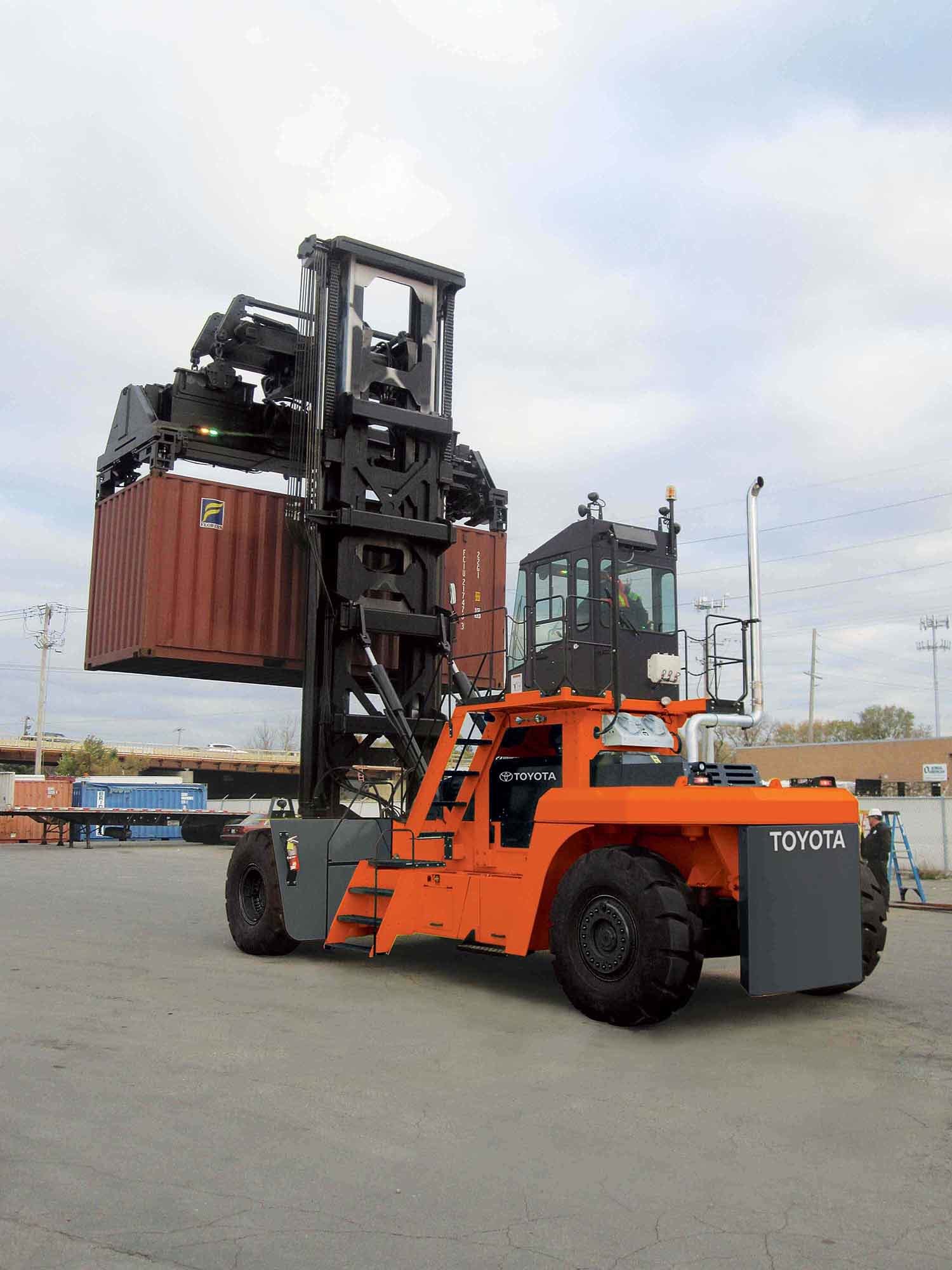 Toyota THD9000-L3 reach stacker specs & dimensions (2019 - 2025 ...