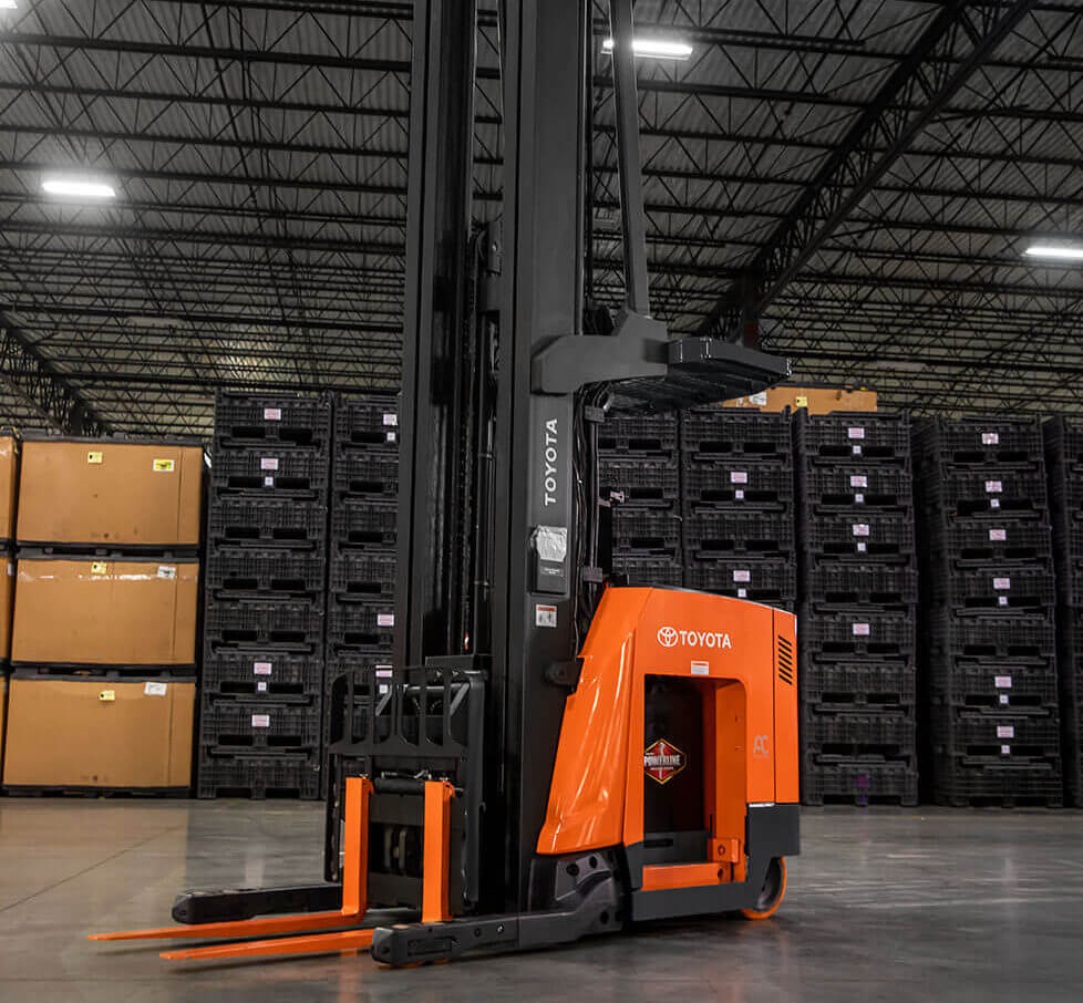 Toyota RF1-HC1X45 reach truck specs & dimensions (2022 - 2025 ...