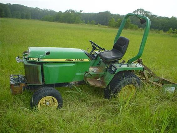 John Deere 856 Lawn Tractor (1986 - 1998) Specifications & Dimensions ...