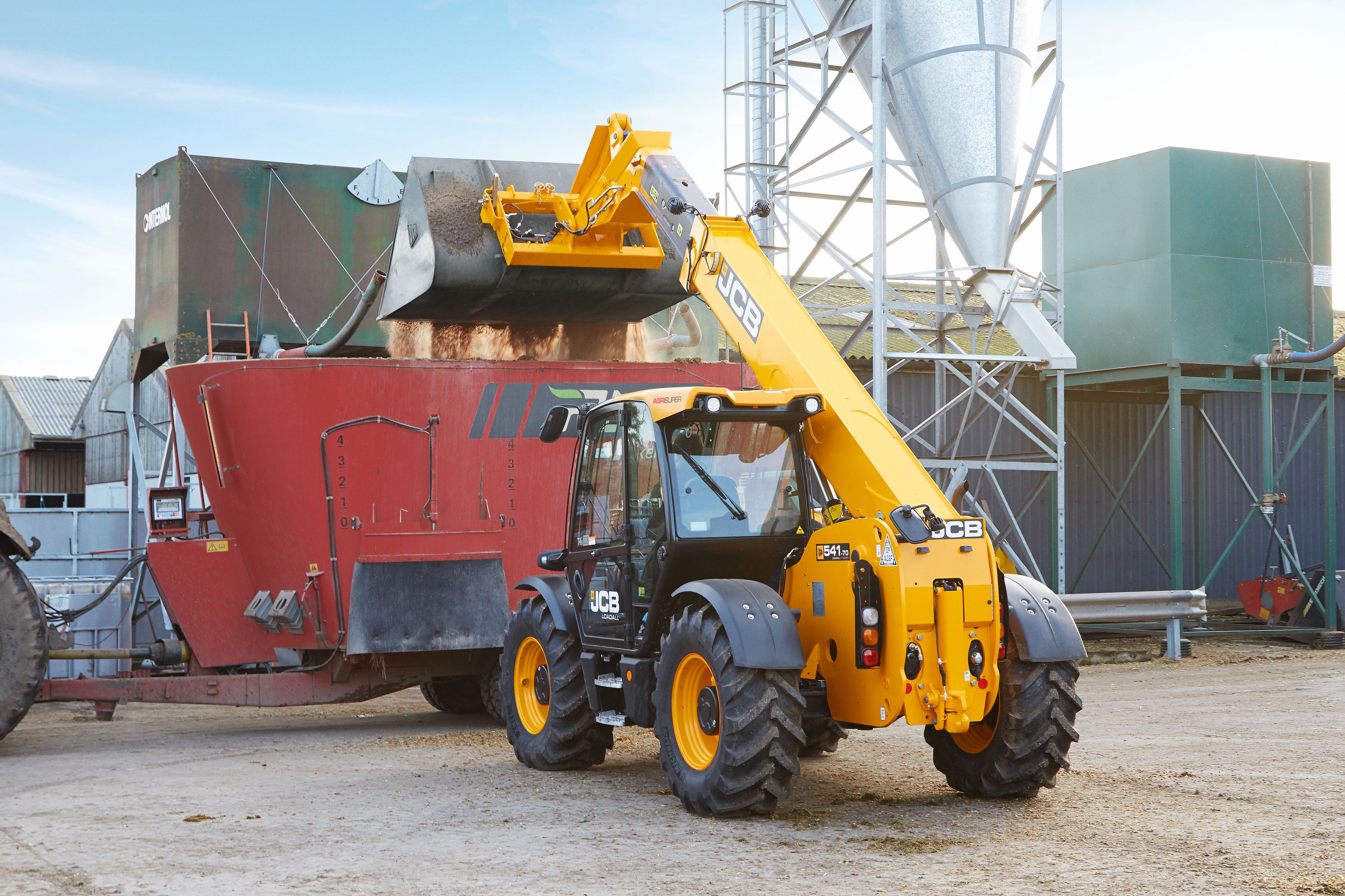 JCB 541-70 telehandler specs & dimensions (2006 - 2014) | LECTURA Specs