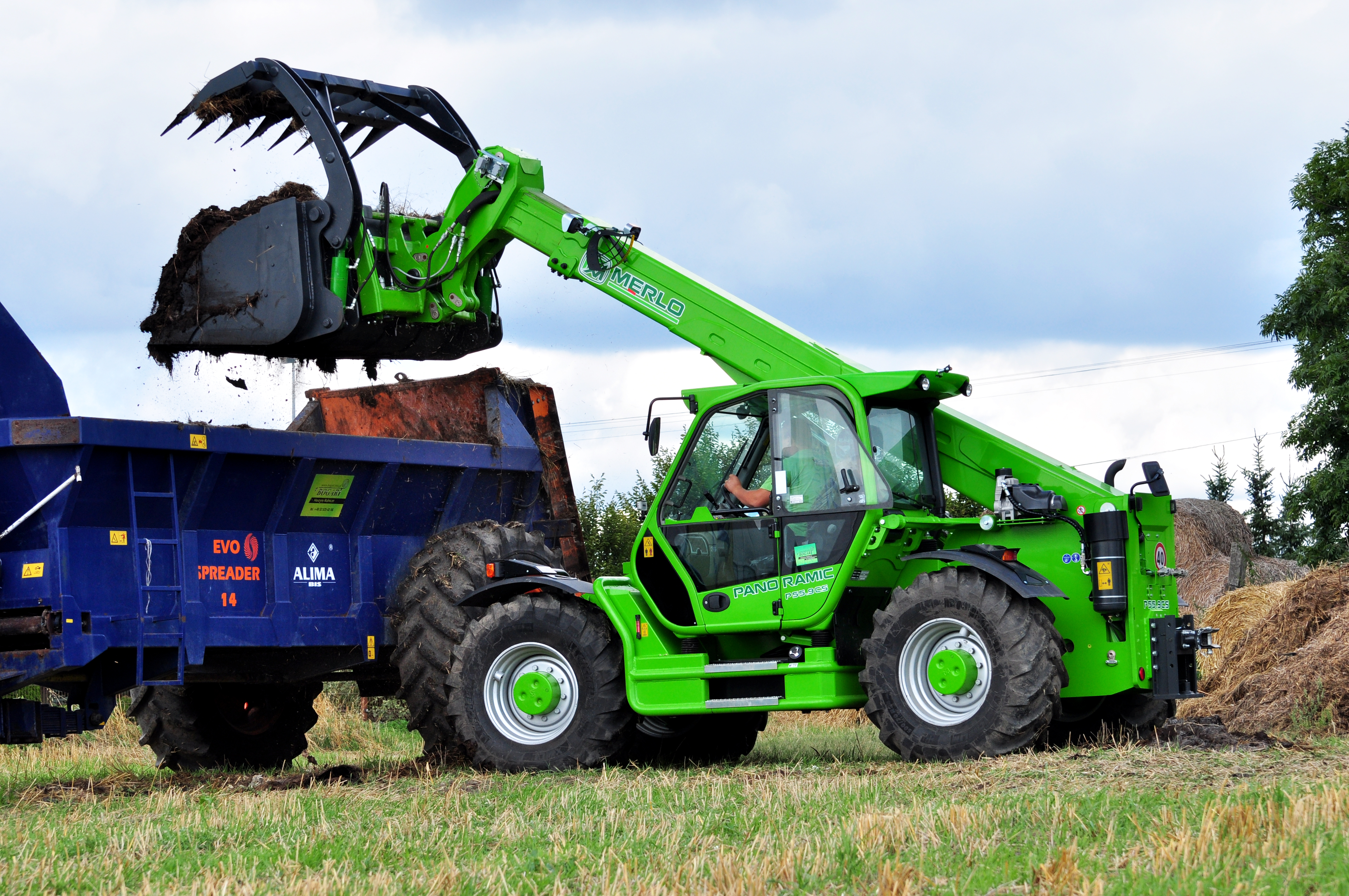 Merlo Panoramic P 55.9 CS telehandler specs & dimensions (2007 - 2015 ...