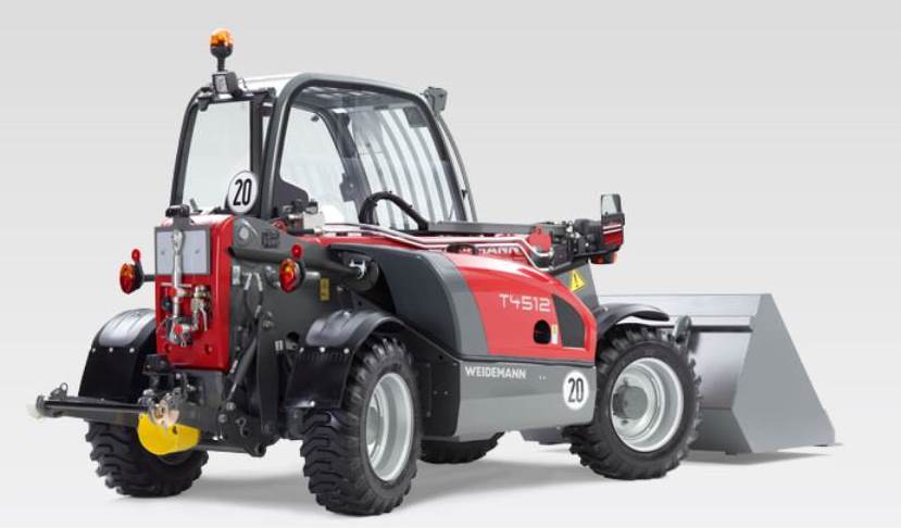 Weidemann T4512 telehandler specs & dimensions (2014 - 2018) | LECTURA ...