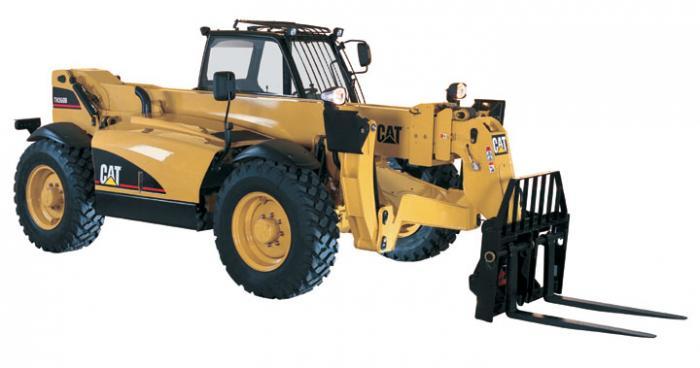 Caterpillar TH360B telehandler specs & dimensions (2003 - 2007 ...