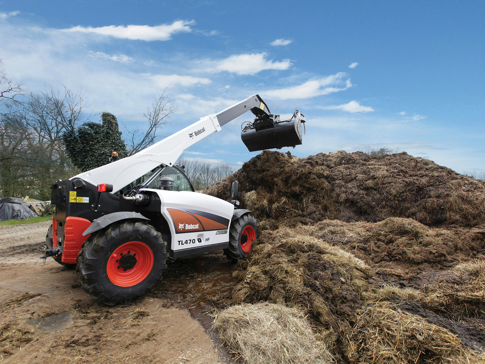 Bobcat TL470HF Agri telehandler specs & dimensions (2015 - 2017 ...