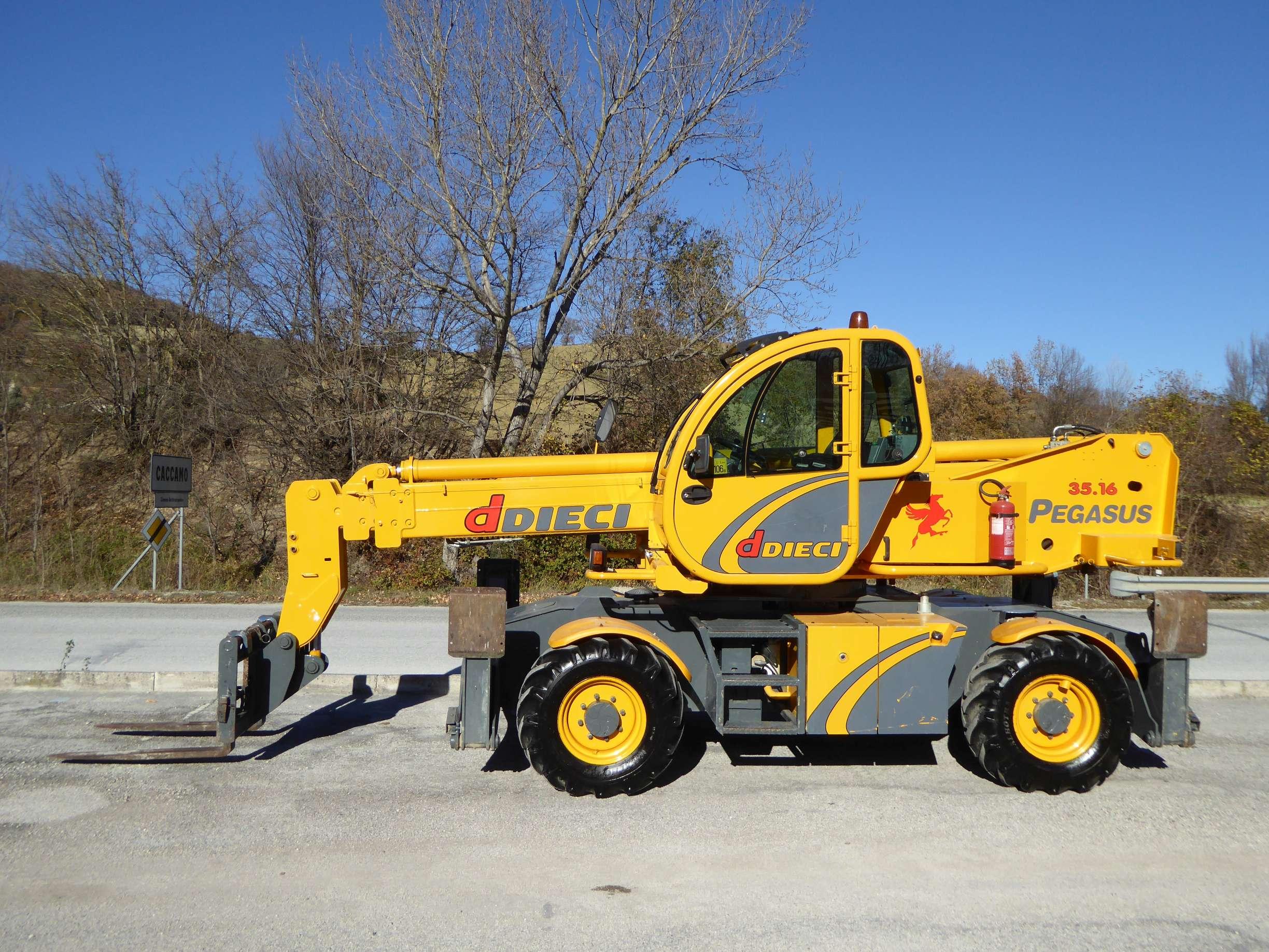 Dieci Pegasus 35.16 rotating telehandler specs & dimensions (2004 ...