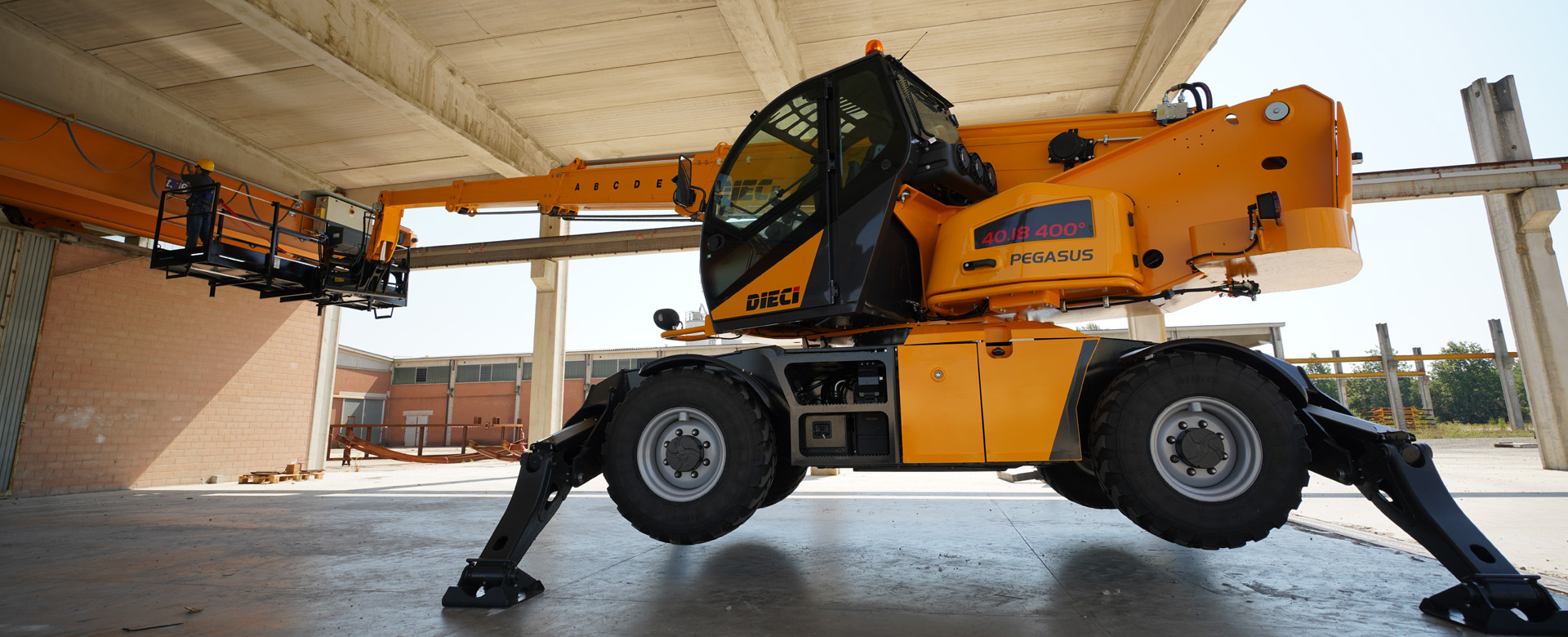 Dieci Pegasus 40.18/400 ° rotating telehandler specs & dimensions (2020 ...