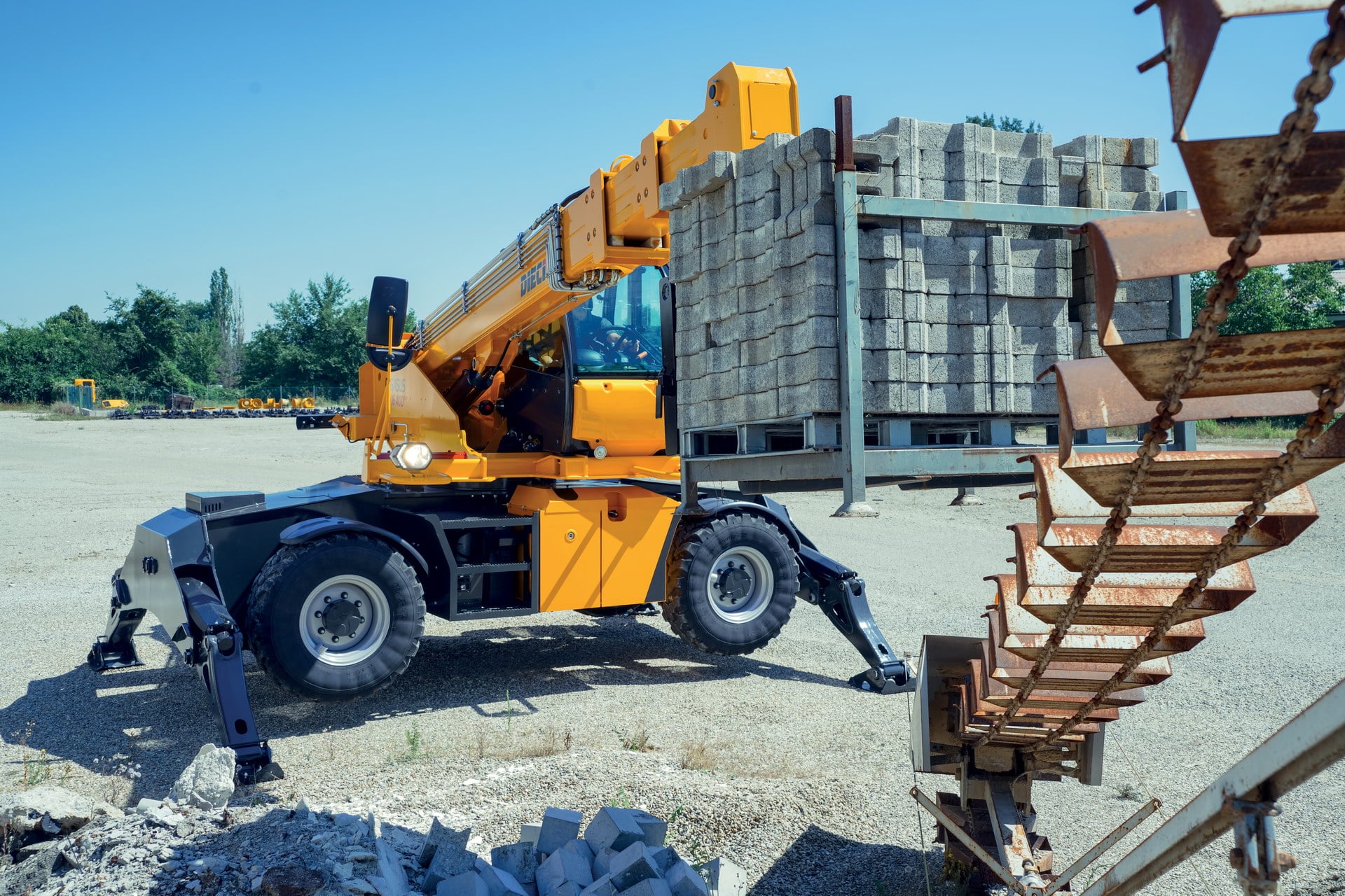 Dieci Pegasus 50.25 rotating telehandler specs & dimensions (2020 ...