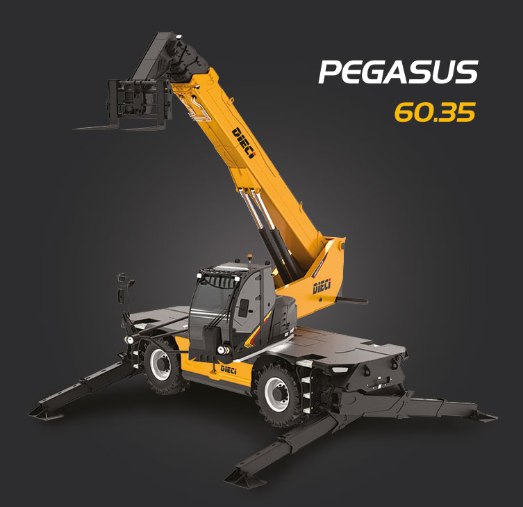 Dieci Pegasus 60.35 rotating telehandler specs (2022 - 2025) | LECTURA ...