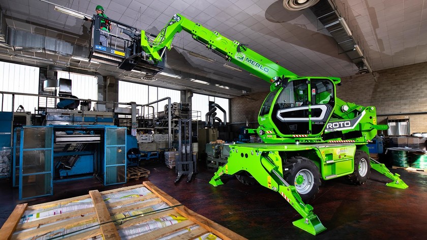 Merlo Roto 40.16 rotating telehandler specs & dimensions (2021 - 2025 ...