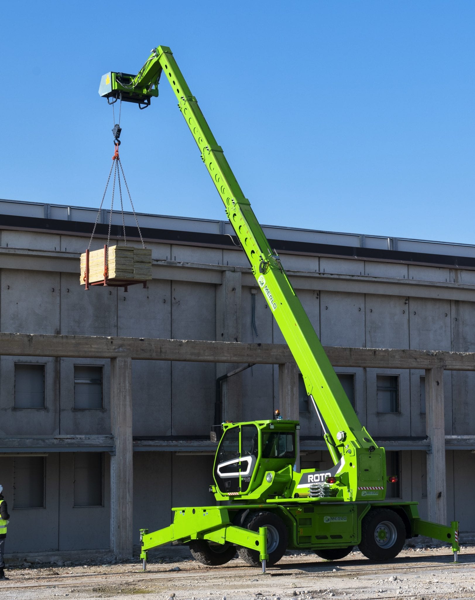 Merlo Roto 50.26 S PLUS rotating telehandler specs & dimensions (2022 ...