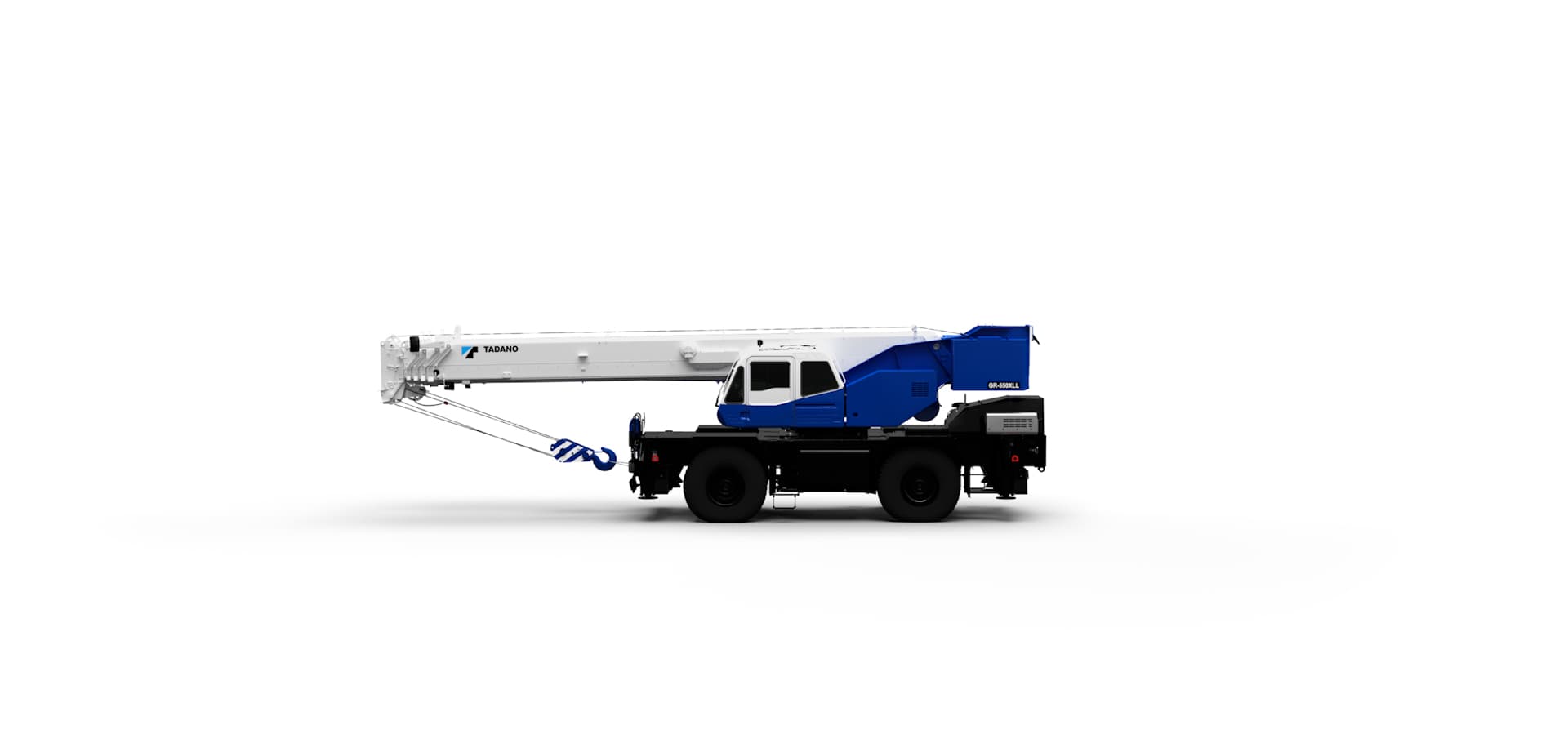 Tadano GR-550XLS-3 crane - load chart, specs & dimensions (2023 - 2025 ...