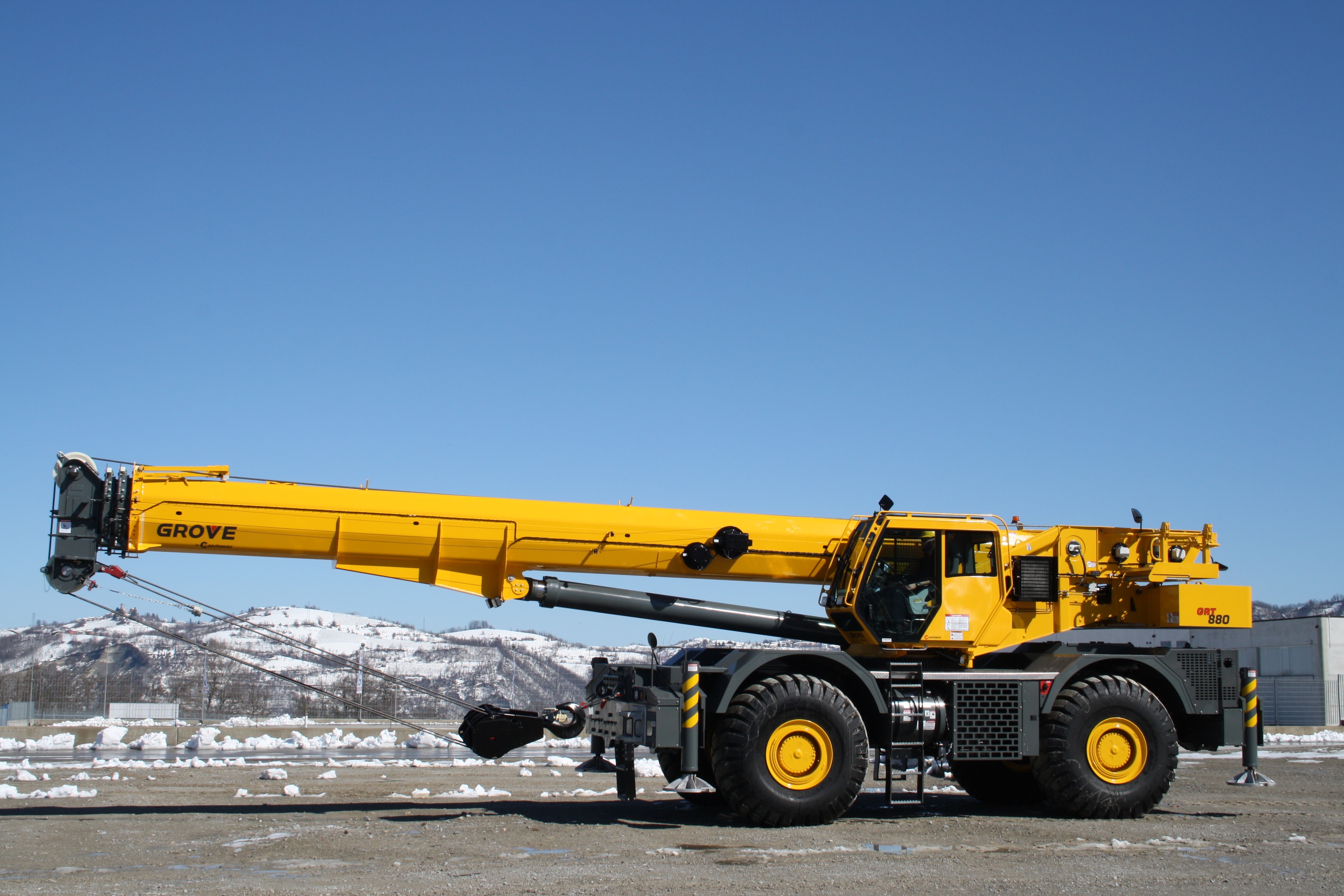 Grove GRT880 crane - load chart, specs & dimensions (2017 - 2025 ...