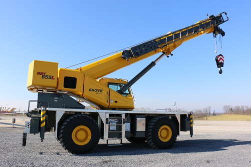 Grove GRT655L crane - load chart, specs & dimensions (2018 - 2023 ...