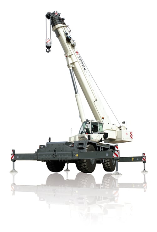 TEREX CRANES RT 100 crane - load chart, specs & dimensions (2017 - 2021) | LECTURA Specs
