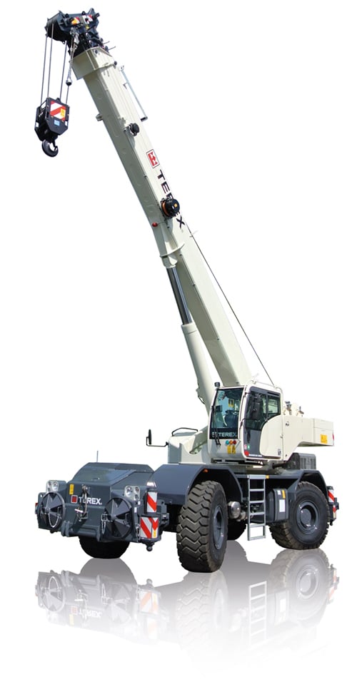 TEREX CRANES RT 1070 crane - load chart, specs & dimensions (2019 - 2025) | LECTURA Specs