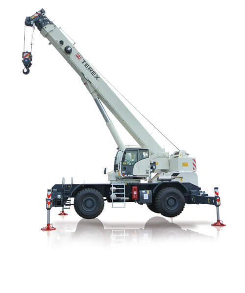 TEREX CRANES RT 1080 crane - load chart, specs & dimensions (2019 ...