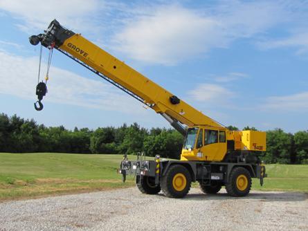Grove RT540E crane - load chart, specs & dimensions (2007 - 2025 ...