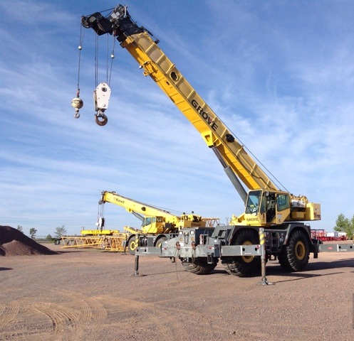 Grove RT 875 C crane - load chart, specs & dimensions (2003 - 2004 ...