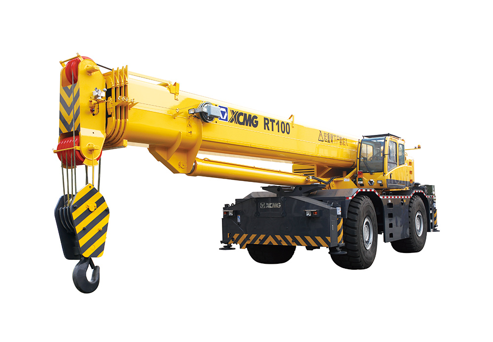 XCMG RT100 crane - load chart, specs & dimensions (2017 - 2025 ...