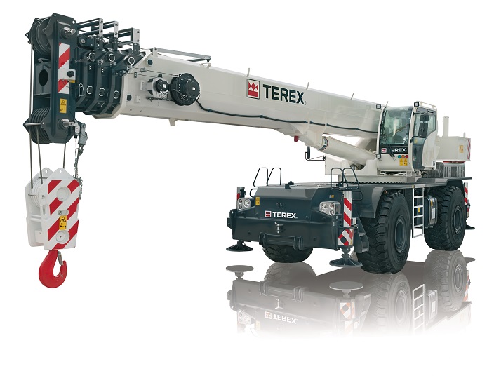 TEREX CRANES TRT 100US crane - load chart, specs & dimensions (2021 - 2025) | LECTURA Specs
