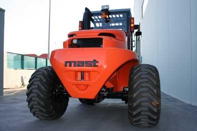 Mast Explorer H 35 DA rough terrain forklift specs & dimensions (2008 ...